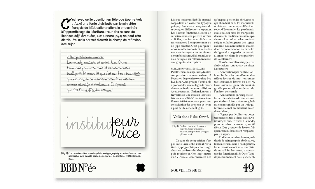 Bye Bye Binary – N° é·e, Imaginaires typo·graphiques post-binaires