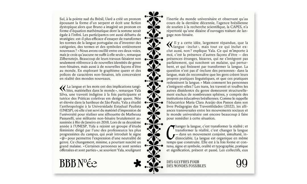 Bye Bye Binary – N° é·e, Imaginaires typo·graphiques post-binaires