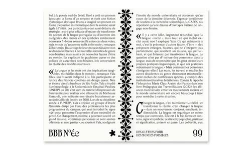 Bye Bye Binary – N° é·e, Imaginaires typo·graphiques post-binaires