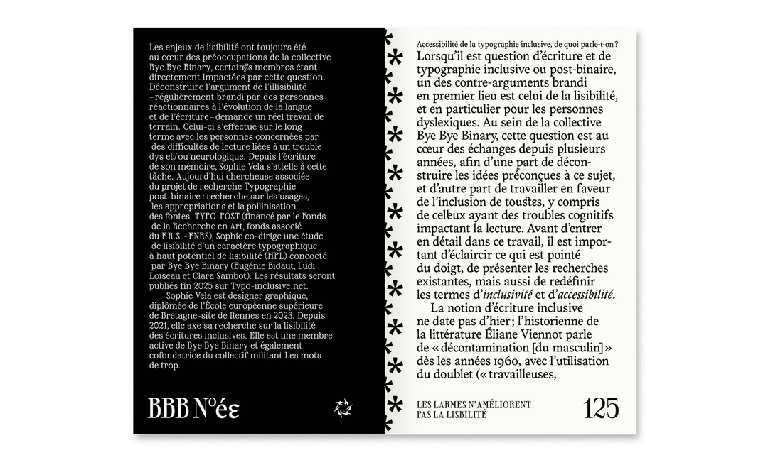 Bye Bye Binary – N° é·e, Imaginaires typo·graphiques post-binaires