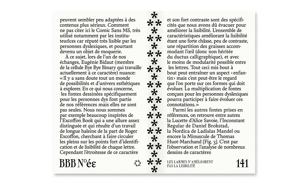 Bye Bye Binary – N° é·e, Imaginaires typo·graphiques post-binaires